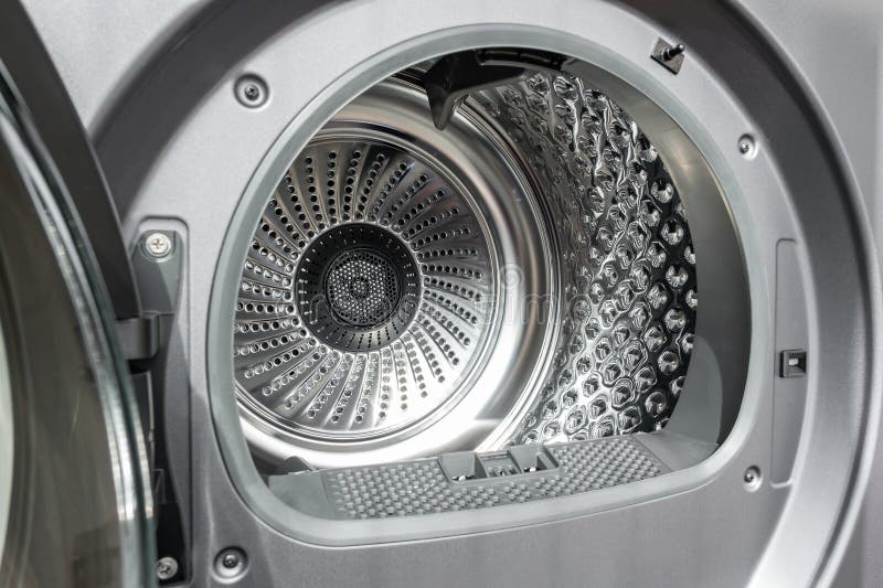Inside of a Tumble Dryer stock image. Image of clothing - 342034395