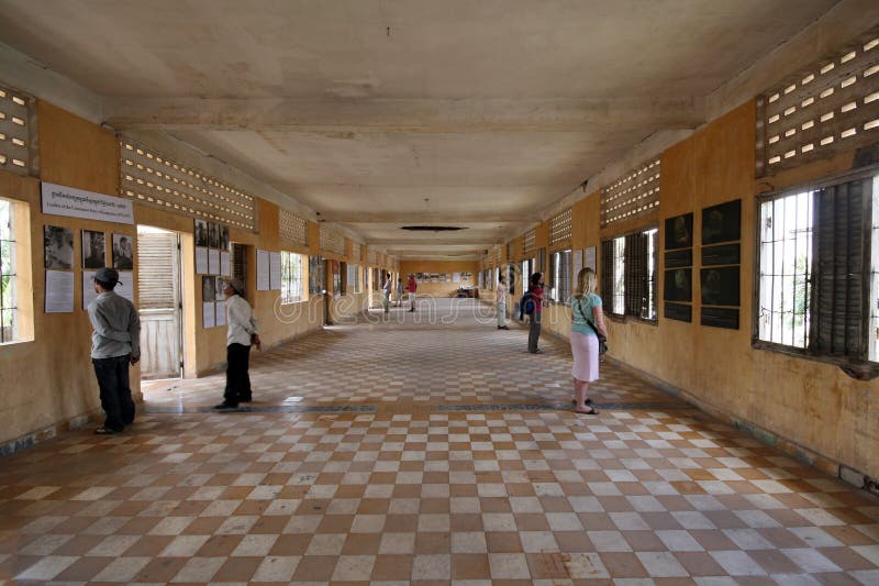 Inside the Tuol Sleng Prison in Phnom Penh Editorial Photo - Image of ...