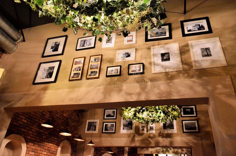 Inside a Typical Restaurant Editorial Stock Image - Image of restaurant ...