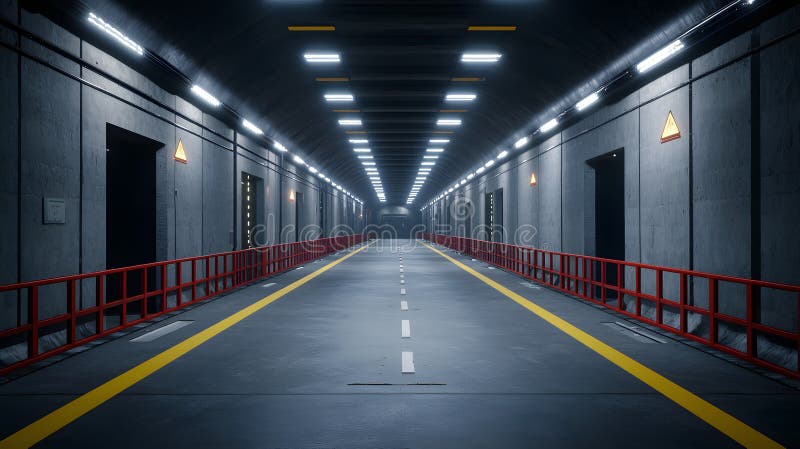 Inside an Underground Bunker: an Action Sequence in a Dark, Industrial ...