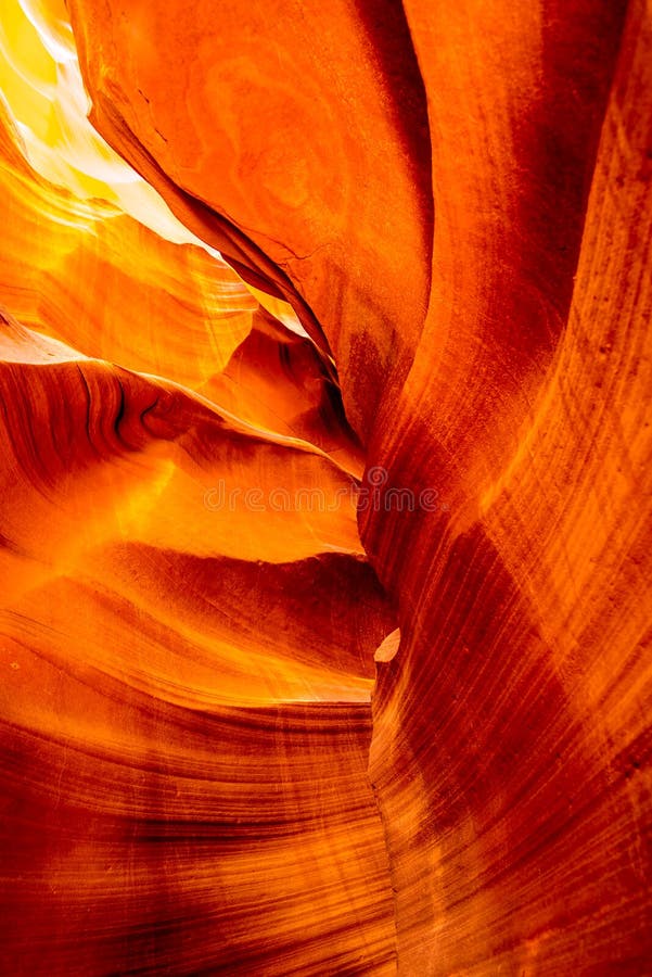 Inside the Upper Antelope Canyon Stock Photo - Image of nature, hiking ...