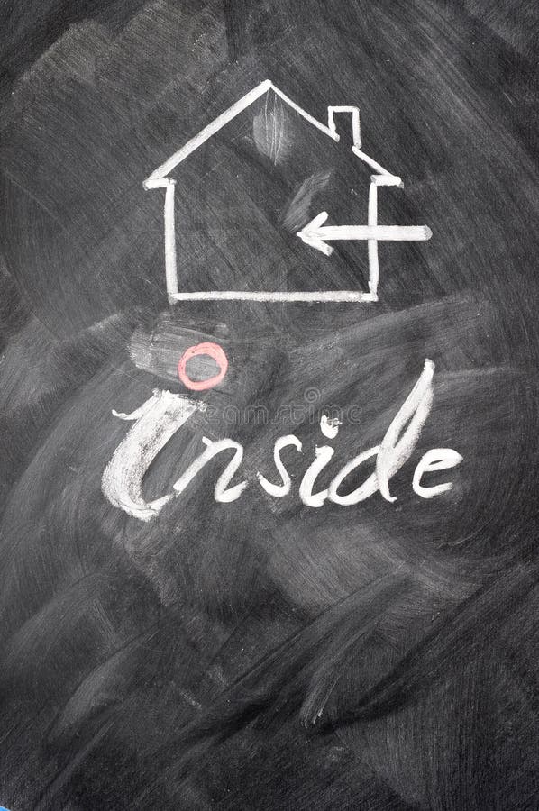 Inside use stock photo. Image of sign, chalkboard, white - 22451168