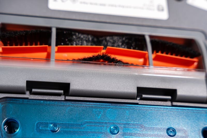 The Inside of a Vacuum Cleaner is Shown with the Brush Rollers Visible ...