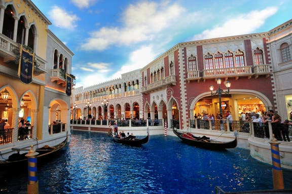 Inside the Venetian in Las Vegas Editorial Stock Photo - Image of tower ...