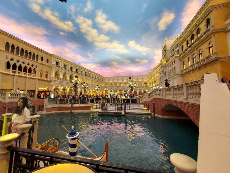 Inside the Venetian in Las Vegas Nevada USA Editorial Stock Photo ...
