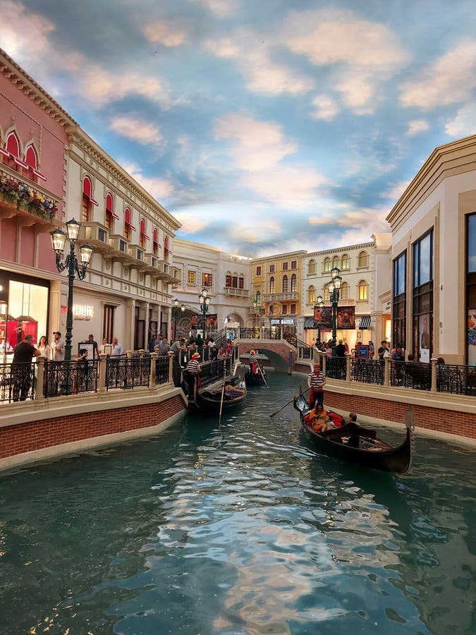 Inside the Venetian in Las Vegas Nevada USA Editorial Photo - Image of ...