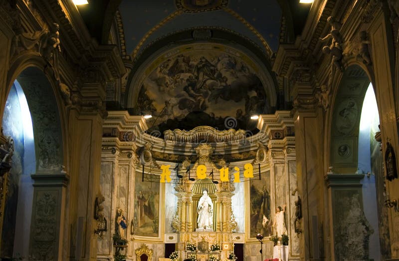 Old Fancy Catholic Church in Rome Editorial Photo - Image of jesus ...