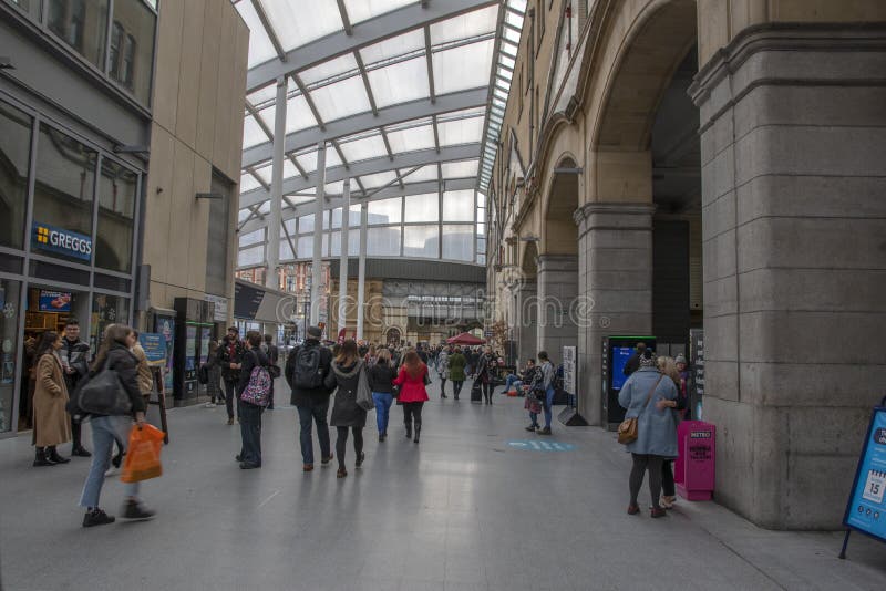 Inside Victoria Station Manchester England 2019 Editorial Photography ...