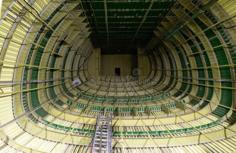 Inside View of the Baggage Compartment of a Cargo Plane Stock Photo ...