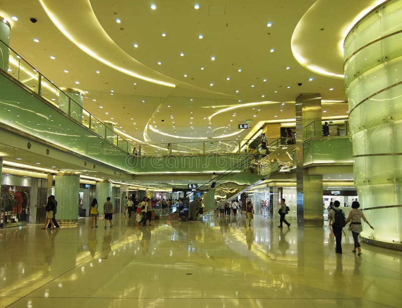 Inside View of Beijing Shopping Mall Editorial Image - Image of store ...