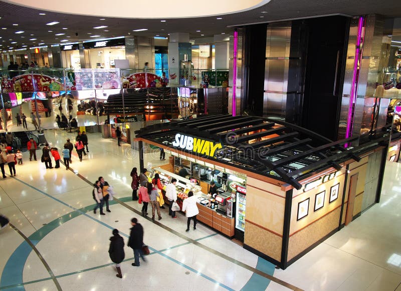 Inside View of Beijing Shopping Mall Editorial Image - Image of leisure ...