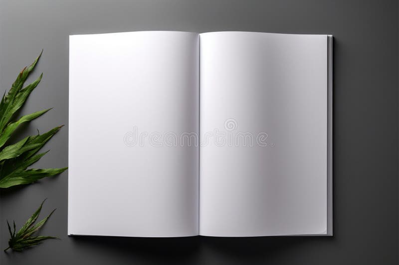 Inside View Blank White Brochure Mockup for Stunning Booklet ...
