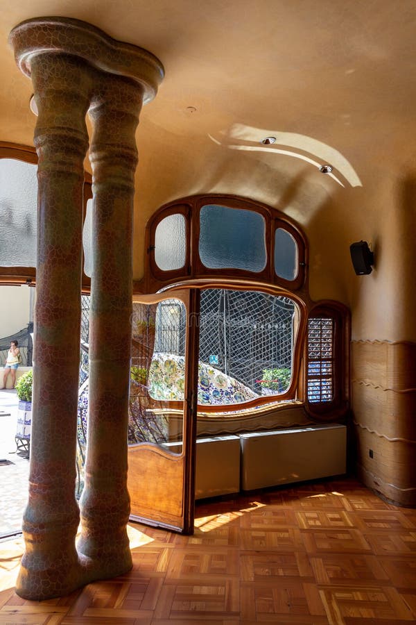 Inside View of Casa Batllo of Gaudi Editorial Photography - Image of ...