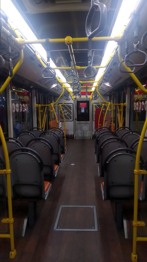 Inside View from a City Bus Stock Photo - Image of view, minibus: 266208510