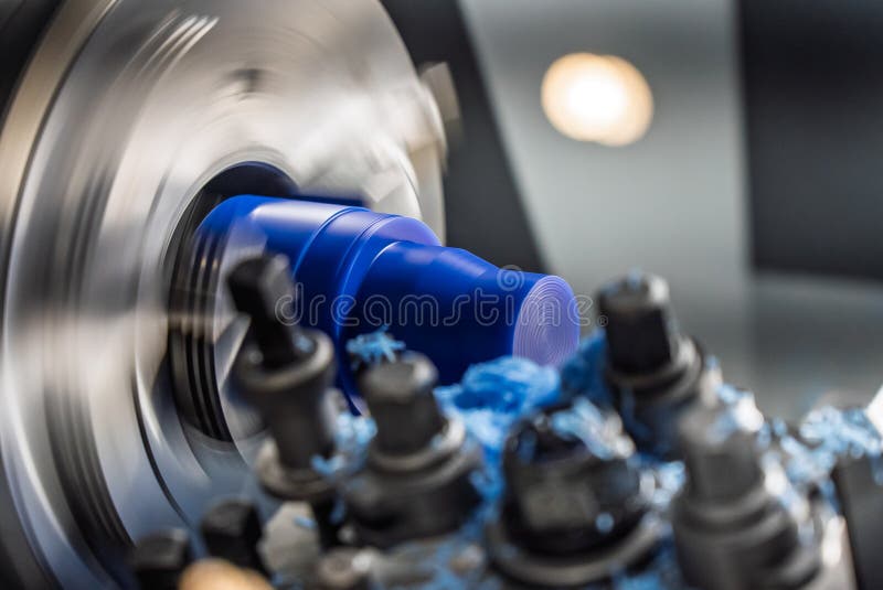 Inside View of a Cnc Machine. CNC Lathe Interior.Cnc Machine. the CNC ...