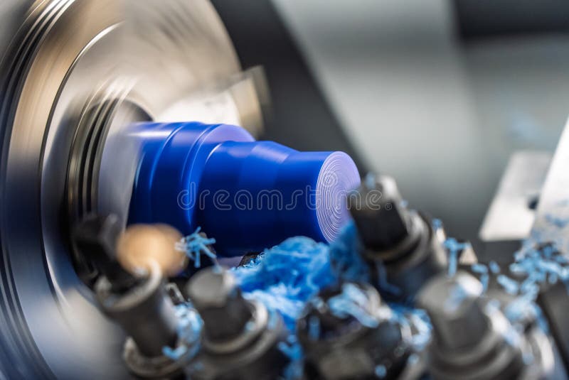 Inside View of a Cnc Machine. CNC Lathe Interior.Cnc Machine. the CNC ...