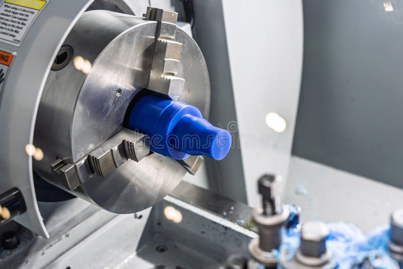 Inside View of a Cnc Machine. CNC Lathe Interior.Cnc Machine. the CNC ...