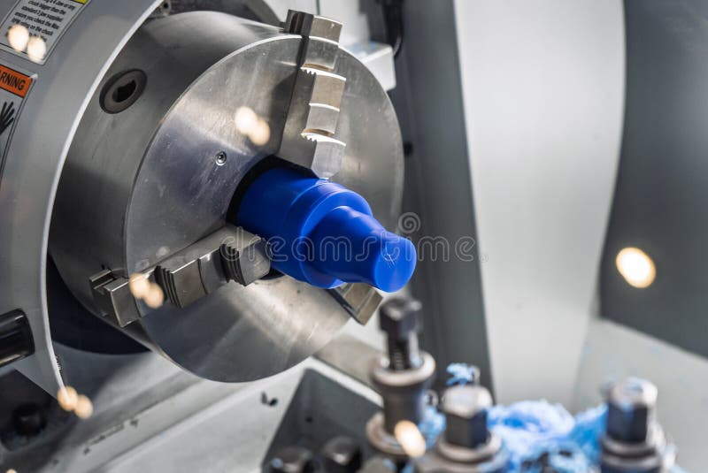 Inside View of a Cnc Machine. CNC Lathe Interior.Cnc Machine. the CNC ...