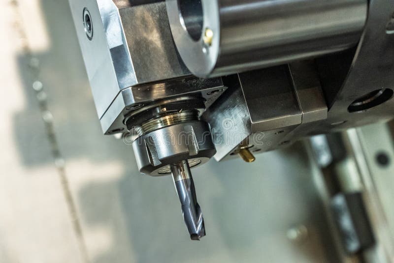 Inside View of a Cnc Machine. CNC Lathe Interior.Cnc Machine. the CNC ...