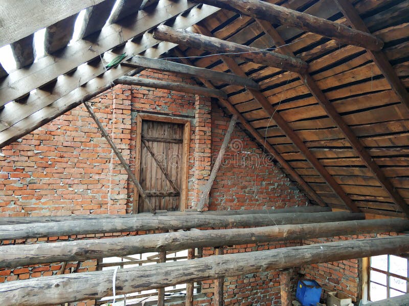 Inside View of the Construction of a Residential Building Made of ...