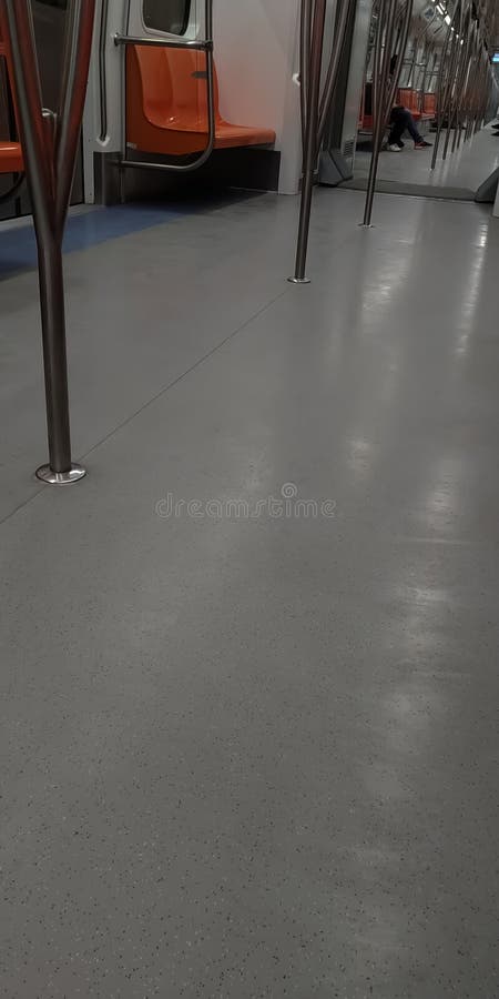Inside View of a Delhi Metro Train Stock Photo - Image of insideview ...
