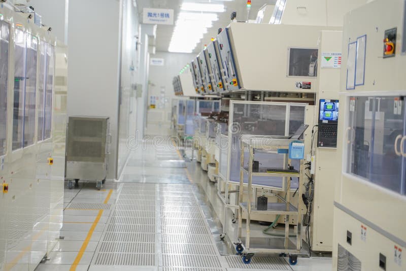 Electronic factory stock image. Image of machinery, component - 236255133