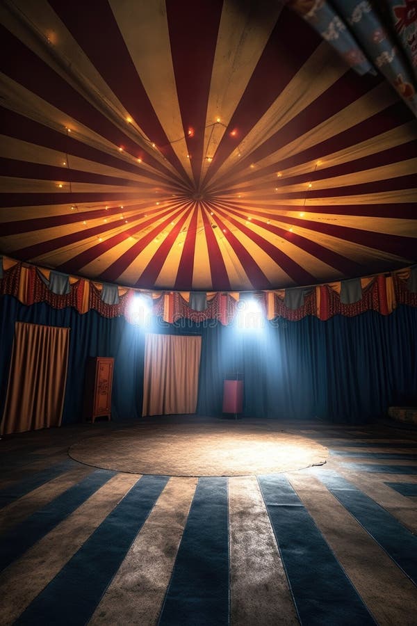 Vintage Circus Tent Interior