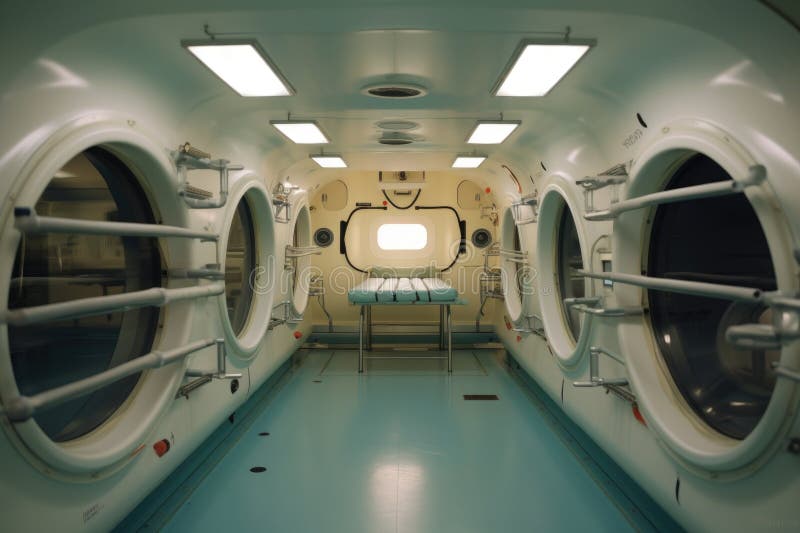 Inside View of Mars Habitat Living Quarters Stock Image - Image of ...