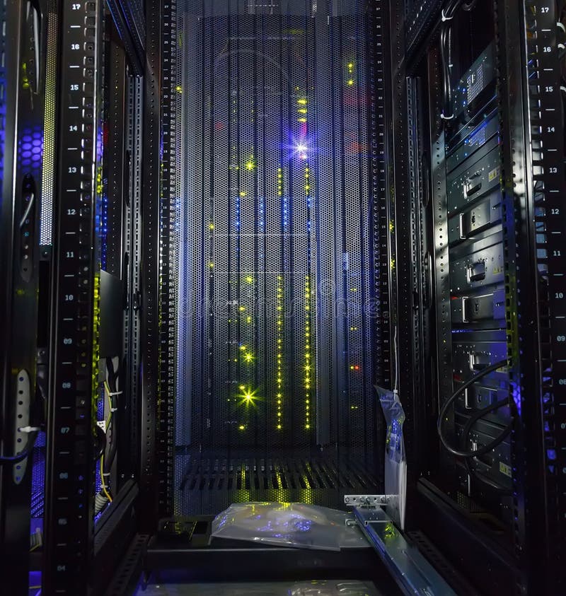 Modern Supercomputer in Data Center Close Up. High Capacity Hard Drive ... Modern Supercomputer in Data Center Close Up. High Capacity Hard Drive ...