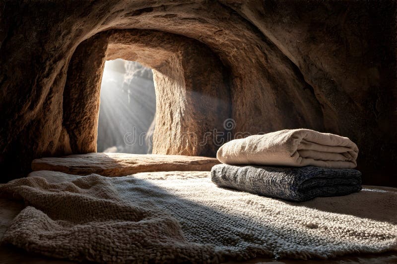 Inside View of the Empty Tomb of Jesus As Described in the Bible ...