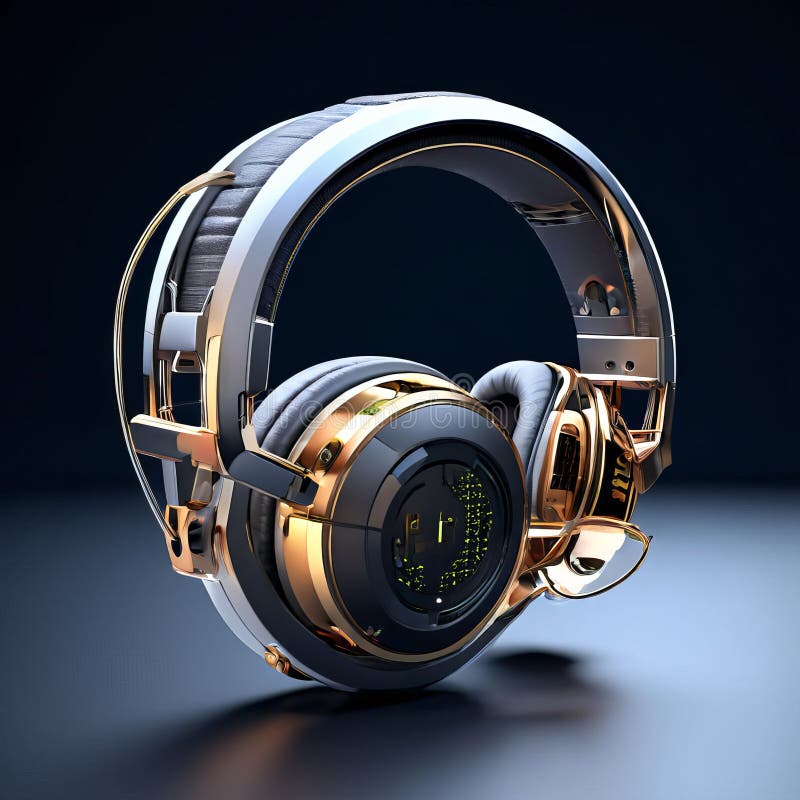 Inside View of Flat Headphones Stock Illustration - Illustration of ...