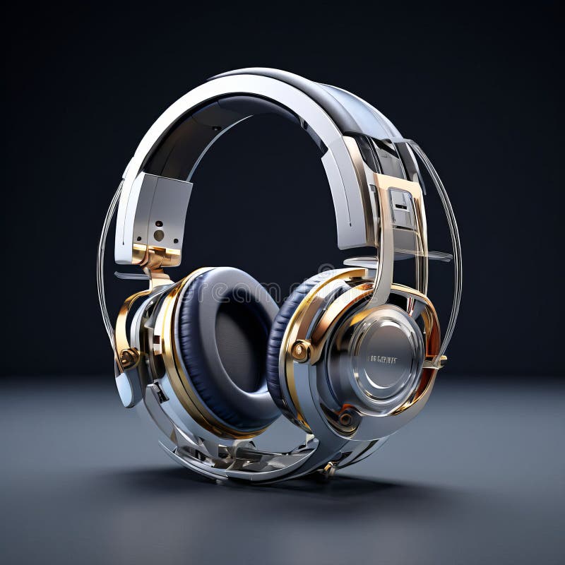 Inside View of Flat Headphones Stock Illustration - Illustration of ...