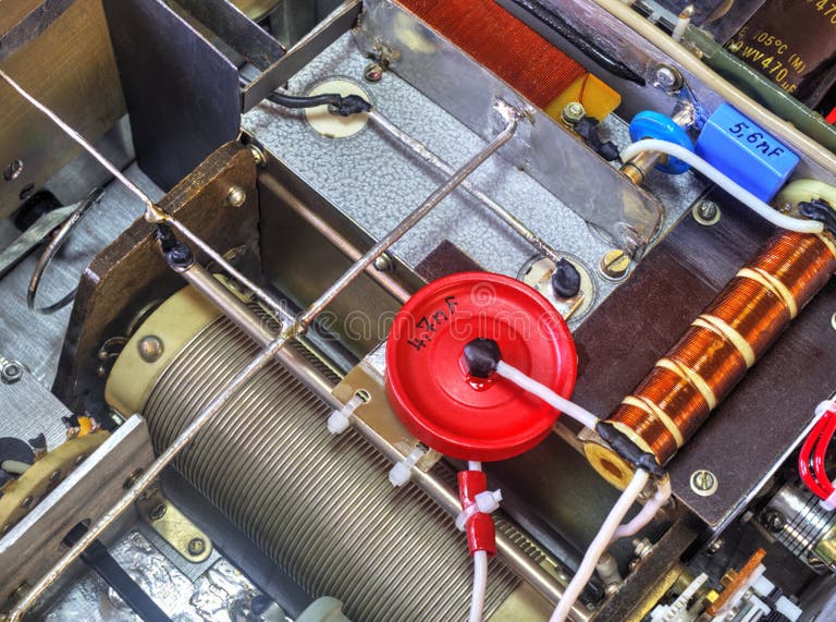 Inside View of High Frequency Power Amplifier Stock Image - Image of ...