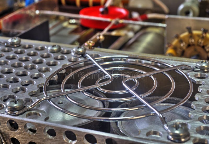 Inside View of High Frequency Power Amplifier Stock Photo - Image of ...