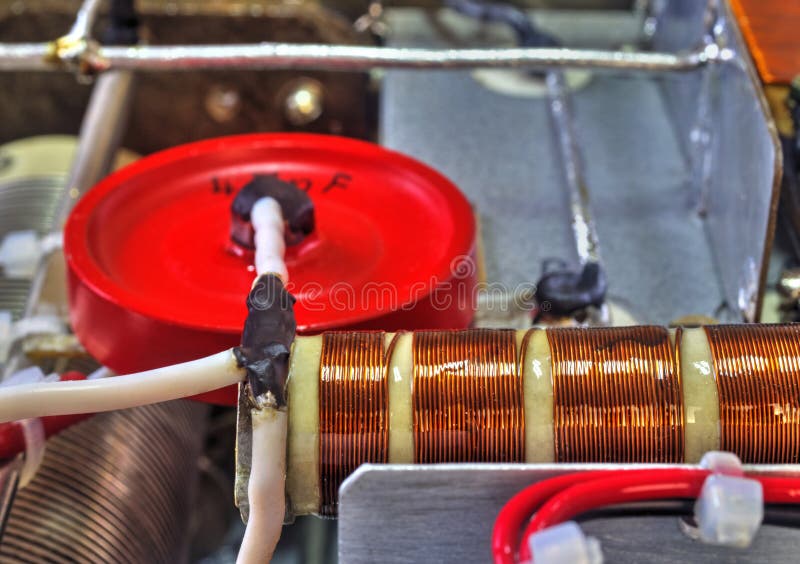 Inside View of High Frequency Power Amplifier Stock Photo - Image of ...