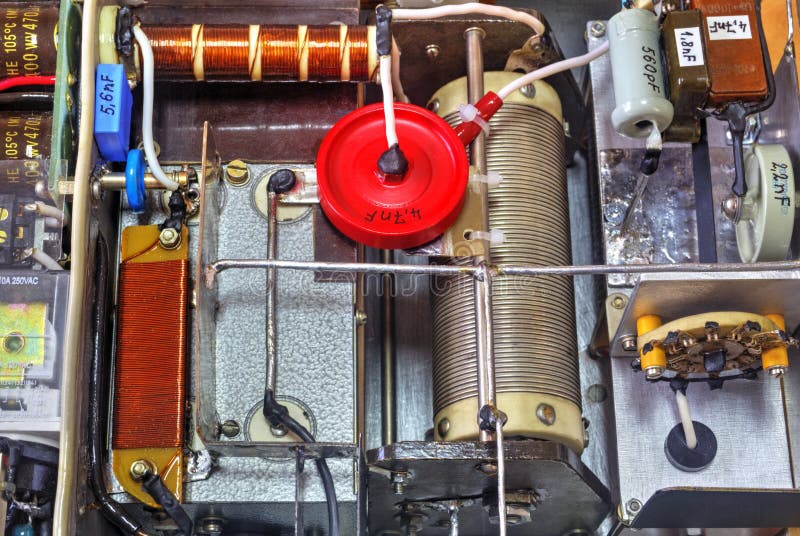 Inside View of High Frequency Power Amplifier Stock Image - Image of ...