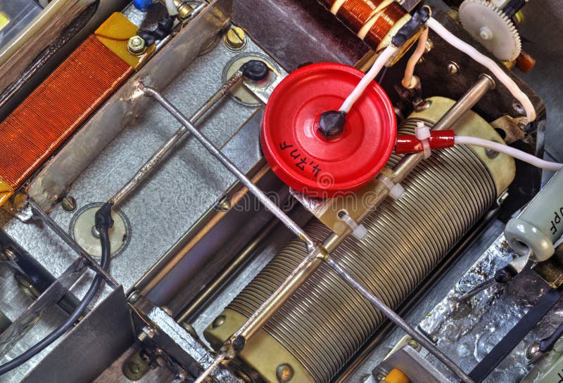 Inside View of High Frequency Power Amplifier Stock Image - Image of ...