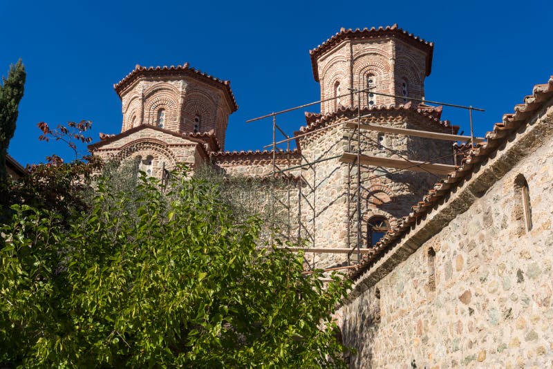 Inside View of Holy Monastery of Varlaam in Meteora, Greece Stock Photo ...