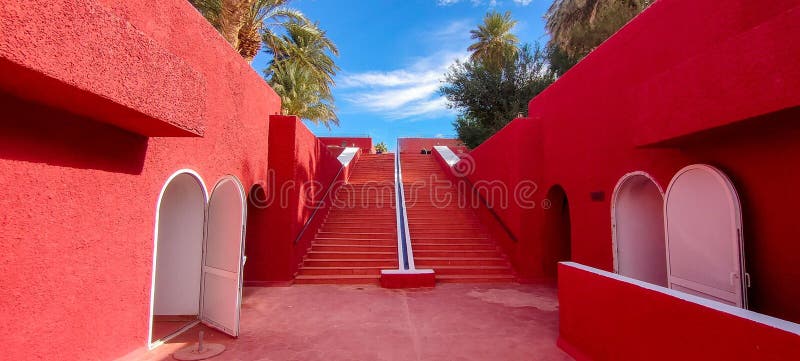 The Red Oasis Timimoun in Algeria Stock Image - Image of destinations ...