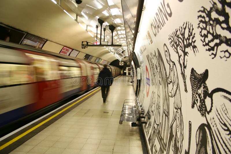 Inside View of the London Underground Editorial Image - Image of life ...