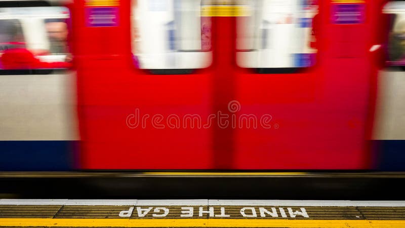 Inside View of London Underground, Tube Station Editorial Stock Image ...
