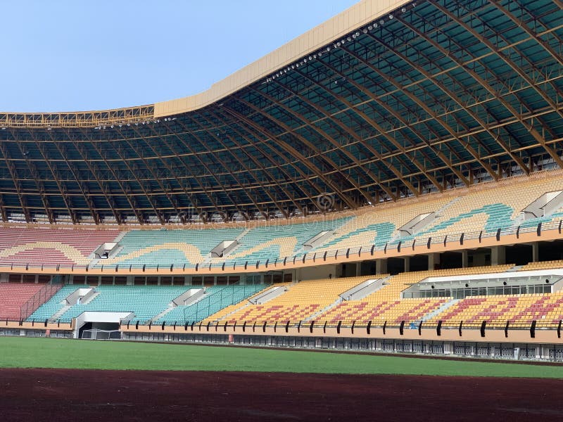 Inside View of the Main Stadium in Riau Province Editorial Stock Image ...