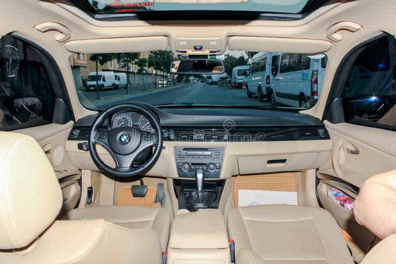 Inside View of the Modern Bmw Car Board Editorial Photo - Image of ...