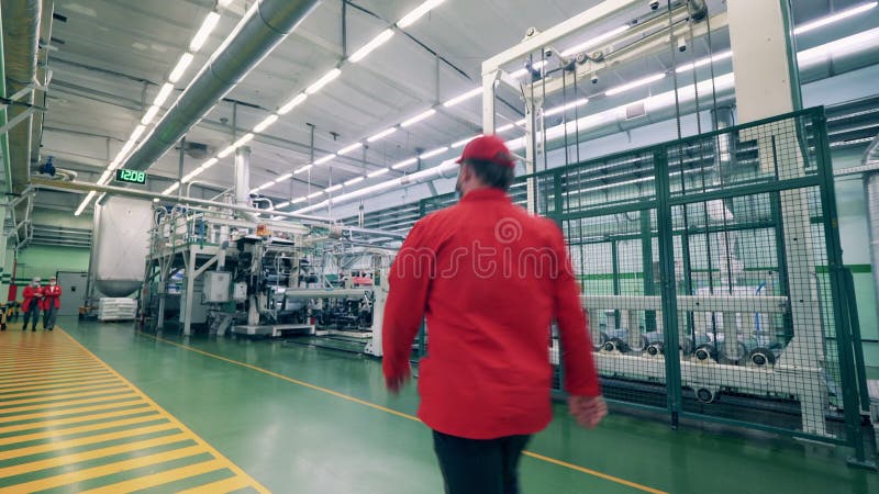 Inside View of a Modern Plastic Factory Stock Video - Video of indoor ...