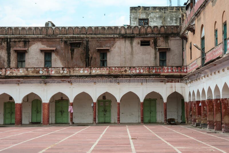 Inside View of the Mosque in Delhi, India Editorial Stock Photo - Image ...