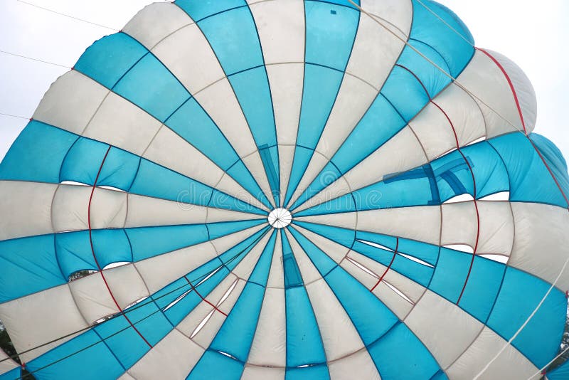 Inside view of a parachute stock photo. Image of speed - 48608544