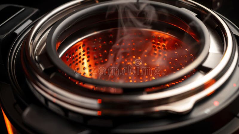 An Inside View of the Pressure Cooker Showcasing the Heating Element ...
