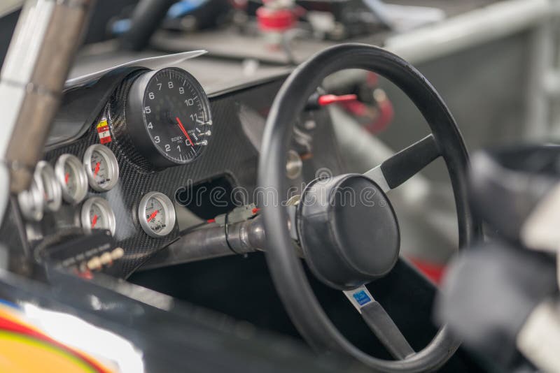 Inside View of a Race Car Drivers Seat Stock Image - Image of race ...