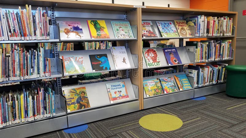 Public Library in Canada. Inside View Editorial Photo - Image of ...