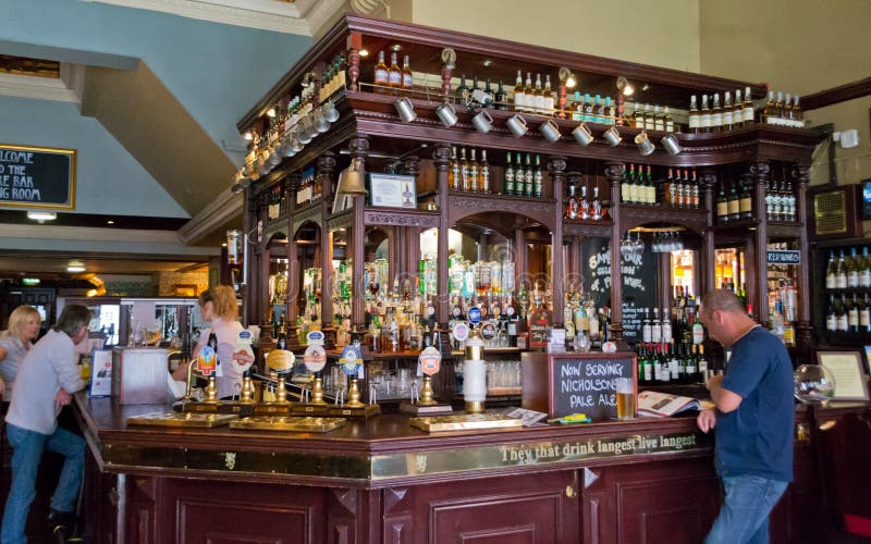 Inside View of a Scottish Pub Editorial Photography - Image of european ...
